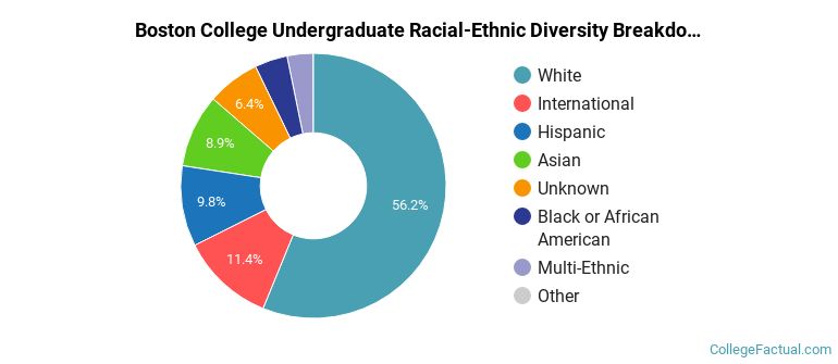 Boston College Diversity: Racial Demographics & Other Stats