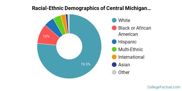 Central Michigan University Diversity: Racial Demographics & Other Stats