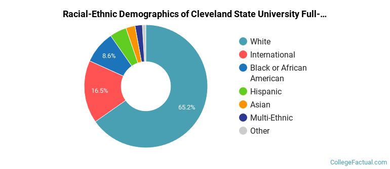 Cleveland State University Diversity: Racial Demographics & Other Stats