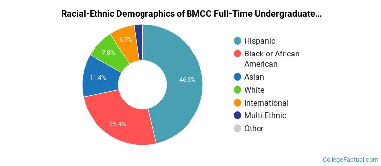 Borough of Manhattan Community College Diversity: Racial Demographics ...