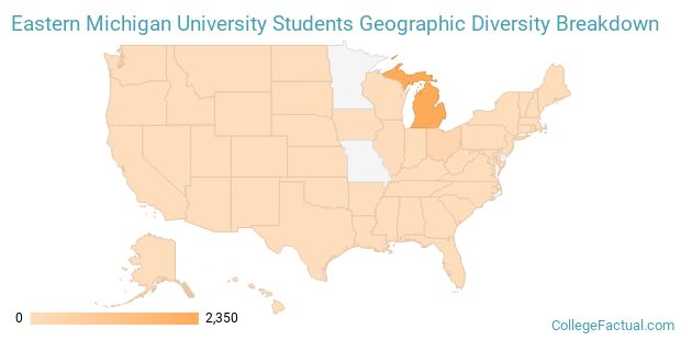Eastern Michigan University Diversity: Racial Demographics & Other Stats