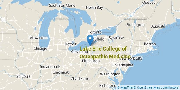 Where Is Lake Erie College of Osteopathic Medicine?