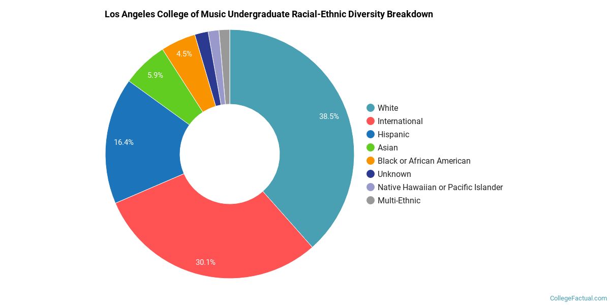 Los Angeles College of Music Diversity: Racial Demographics & Other ...