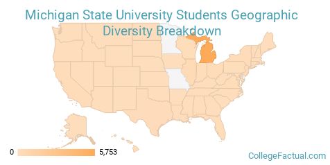 Michigan State University Diversity: Racial Demographics & Other Stats