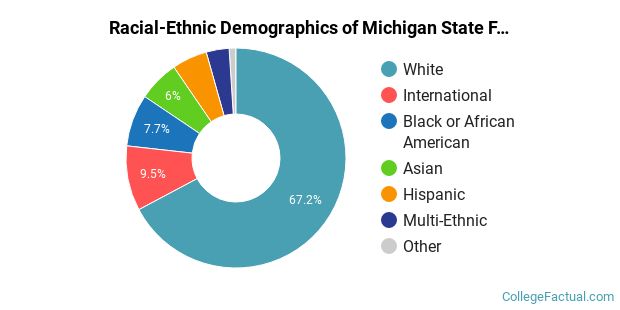 Michigan State University Diversity: Racial Demographics & Other Stats