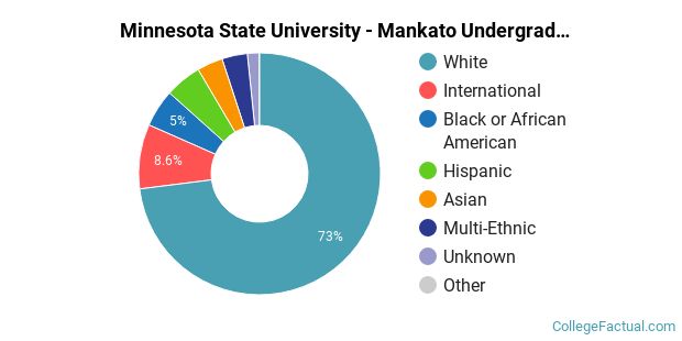 Minnesota State University - Mankato Diversity: Racial Demographics ...