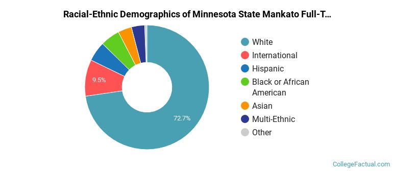 Minnesota State University - Mankato Diversity: Racial Demographics ...