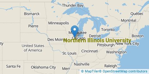 Northern Illinois University Campus Map - Map