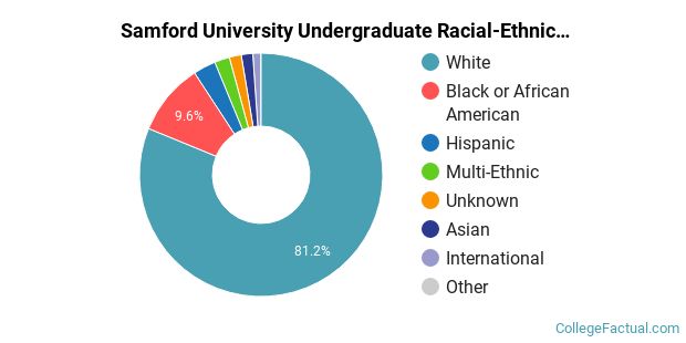Samford University Diversity: Racial Demographics & Other Stats