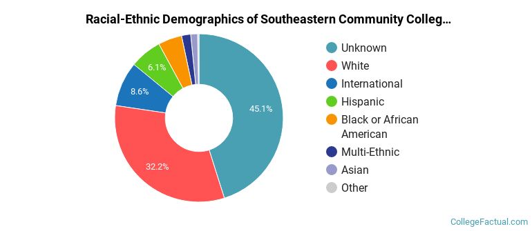 Southeastern Community College Diversity: Racial Demographics & Other Stats