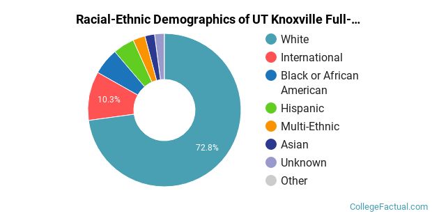 The University of Tennessee - Knoxville Diversity: Racial Demographics ...