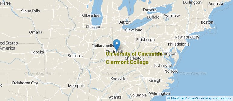 Where Is University of Cincinnati - Clermont College?