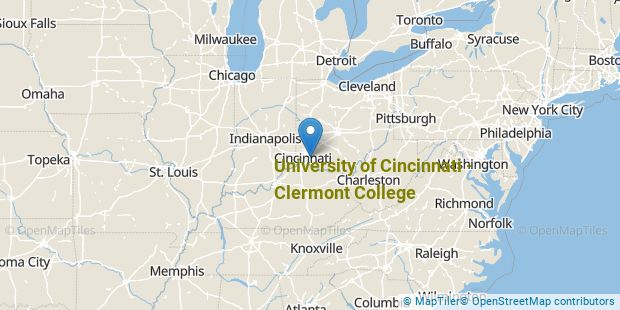 Where Is University of Cincinnati - Clermont College?