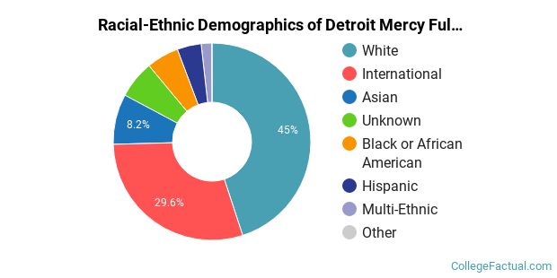 University of Detroit Mercy Diversity: Racial Demographics & Other Stats