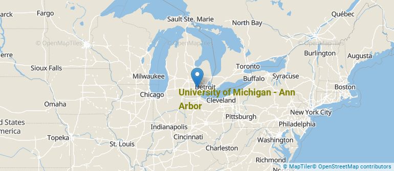 Where Is University of Michigan - Ann Arbor?