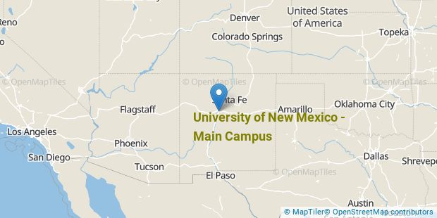 Where Is University of New Mexico - Main Campus?
