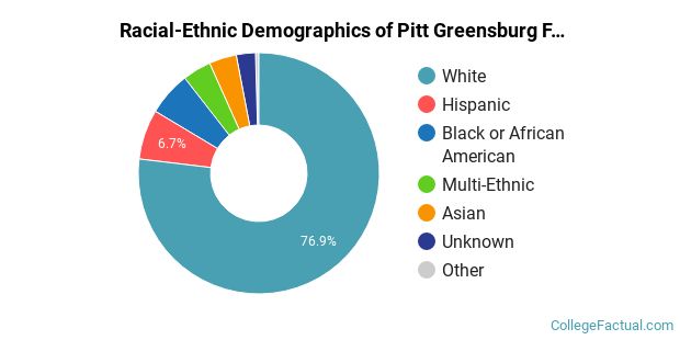 University of Pittsburgh - Greensburg Diversity: Racial Demographics ...