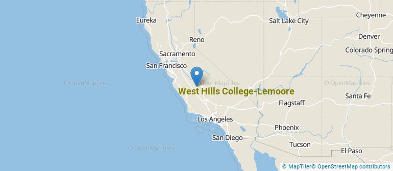 West Hills Lemoore Campus Map - Map